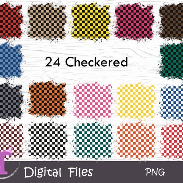 Checkered Print - Etsy
