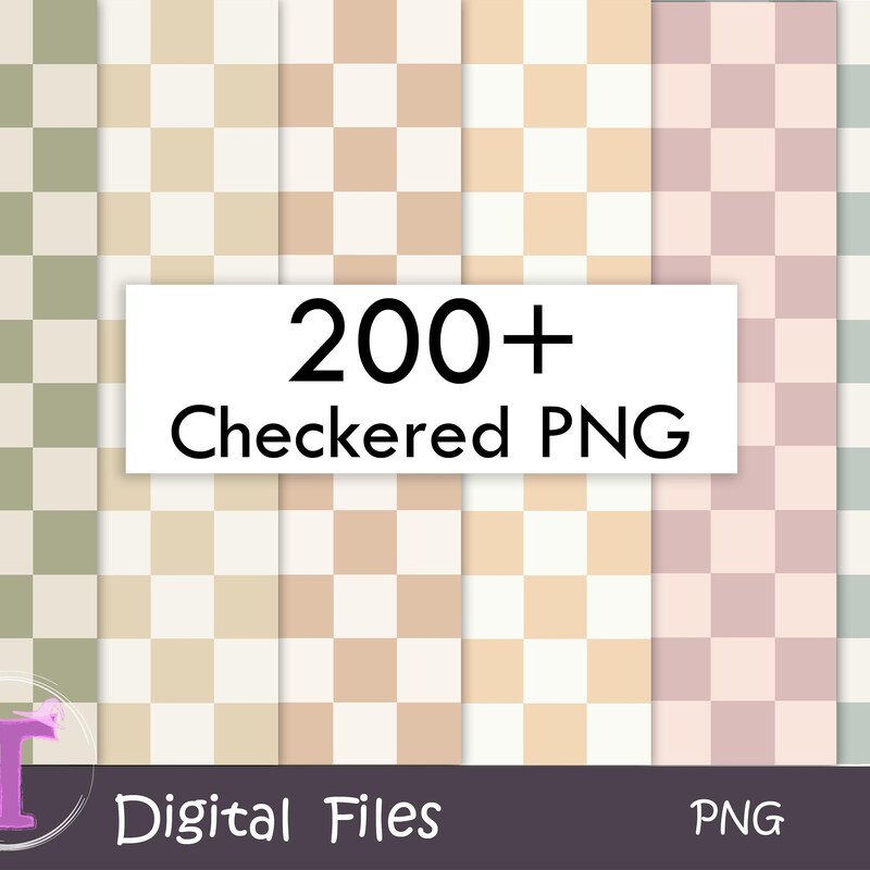 Checkered Print - Etsy