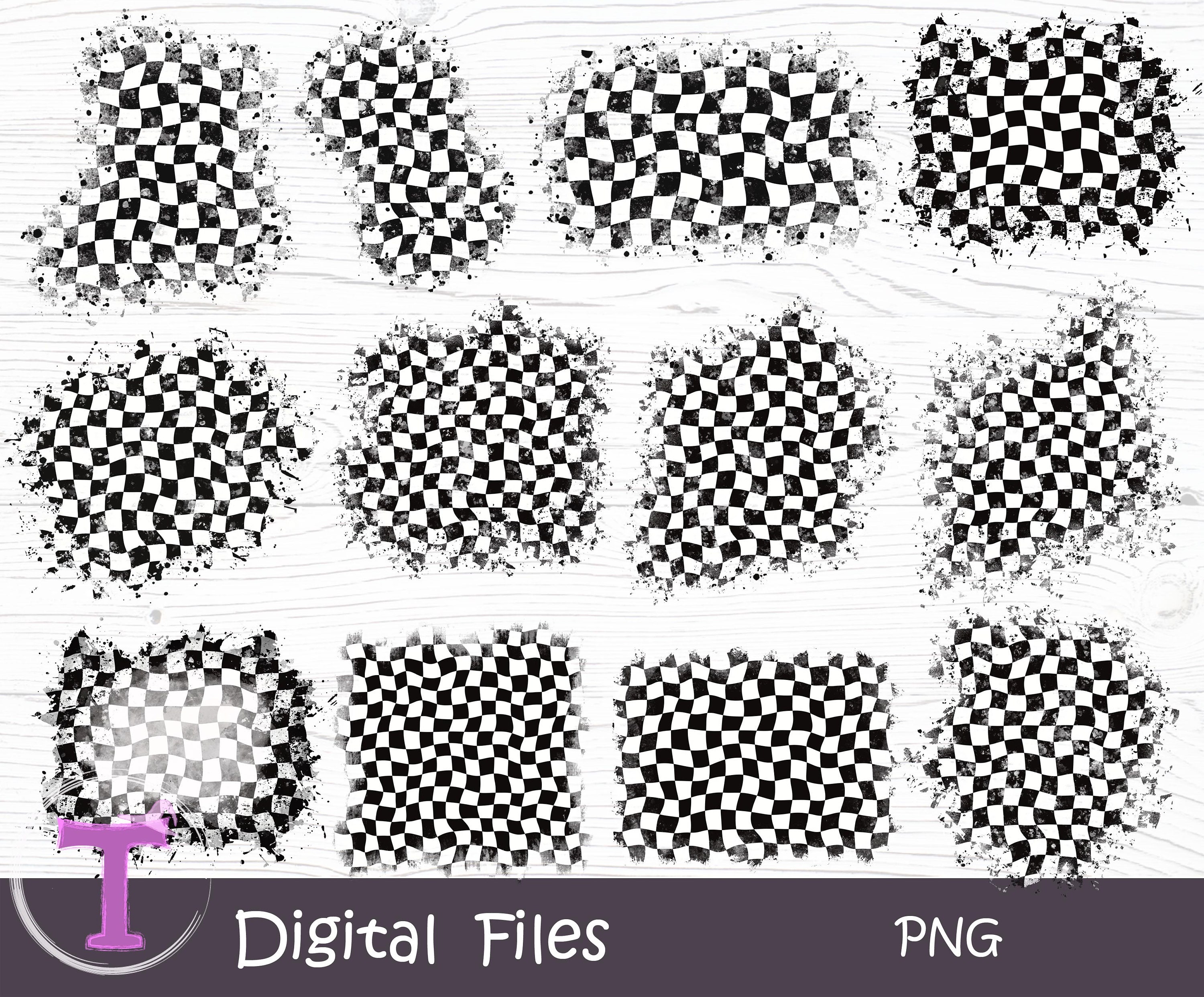 Distressed Checkered, Checkered Patches, Checker Background, Waving ...