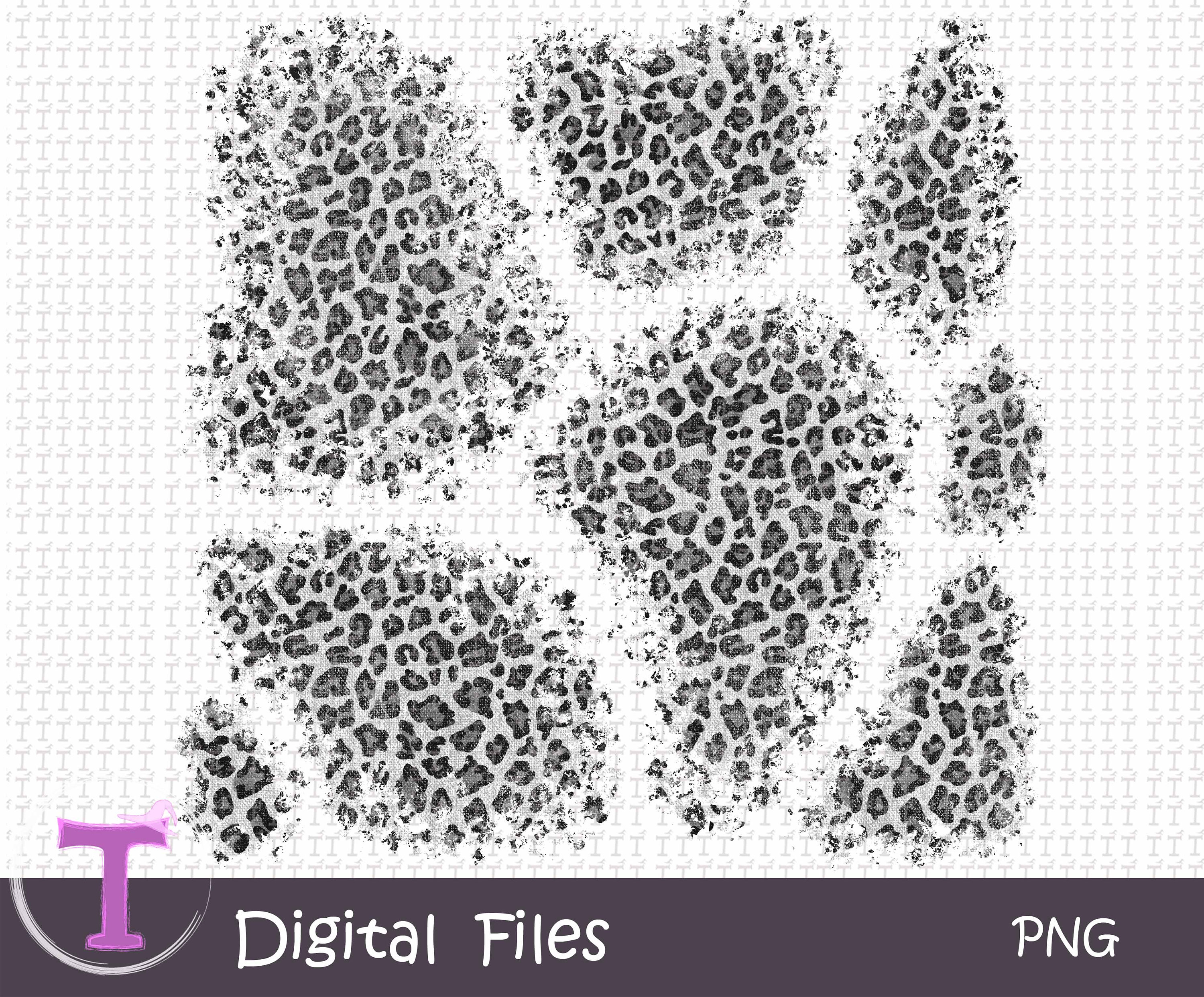 Distressed Black Leopard Patches,black Grey Leopard Skin Texture,black ...