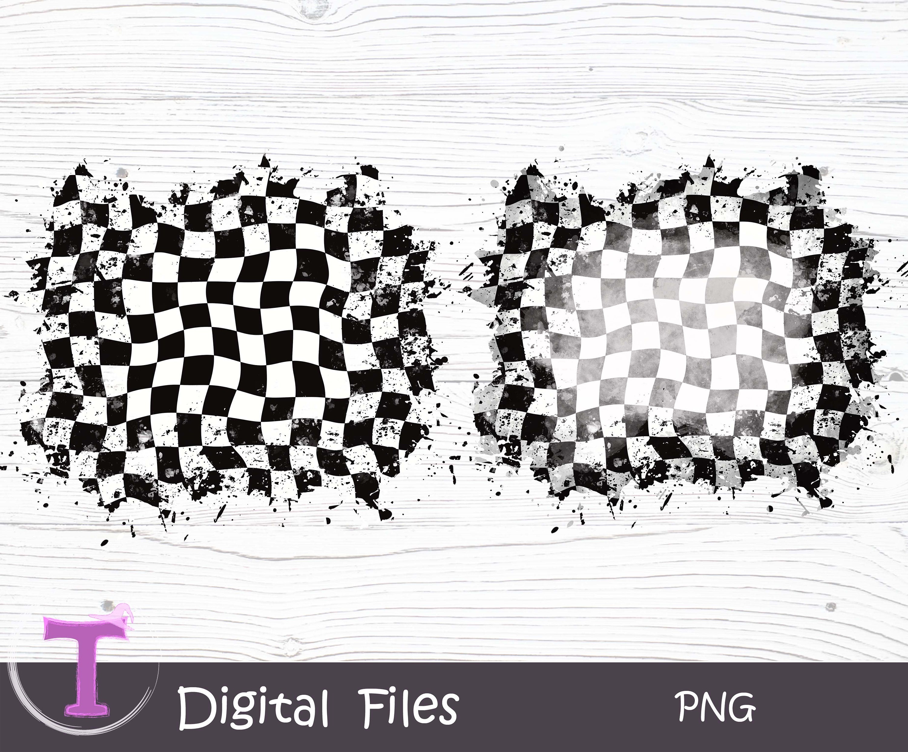 Distressed Checkered, Checkered Bundle, Black White Checker Background ...