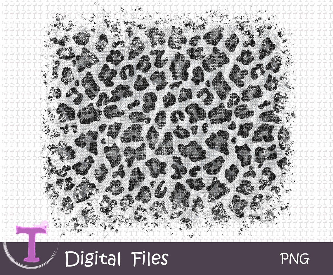 Distressed Black Leopard Patches,black Grey Leopard Skin Texture,black ...