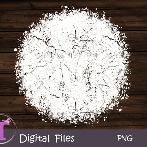 White Bleach Effect Bundle, Splatter Backgrounds, Bleached Effect Png ...