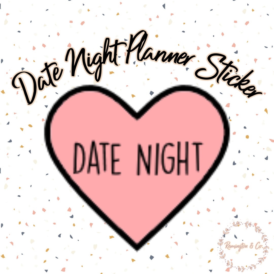 PRINTABLE Date Night Planner Sticker - Etsy