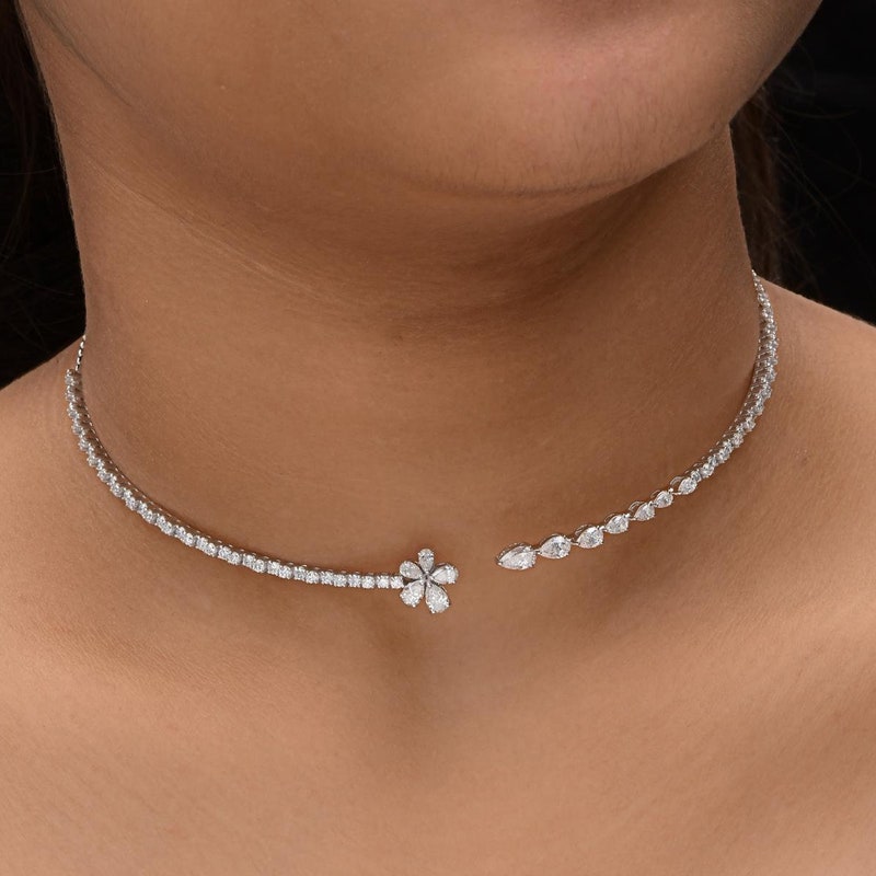 Open Collar Necklace - Etsy