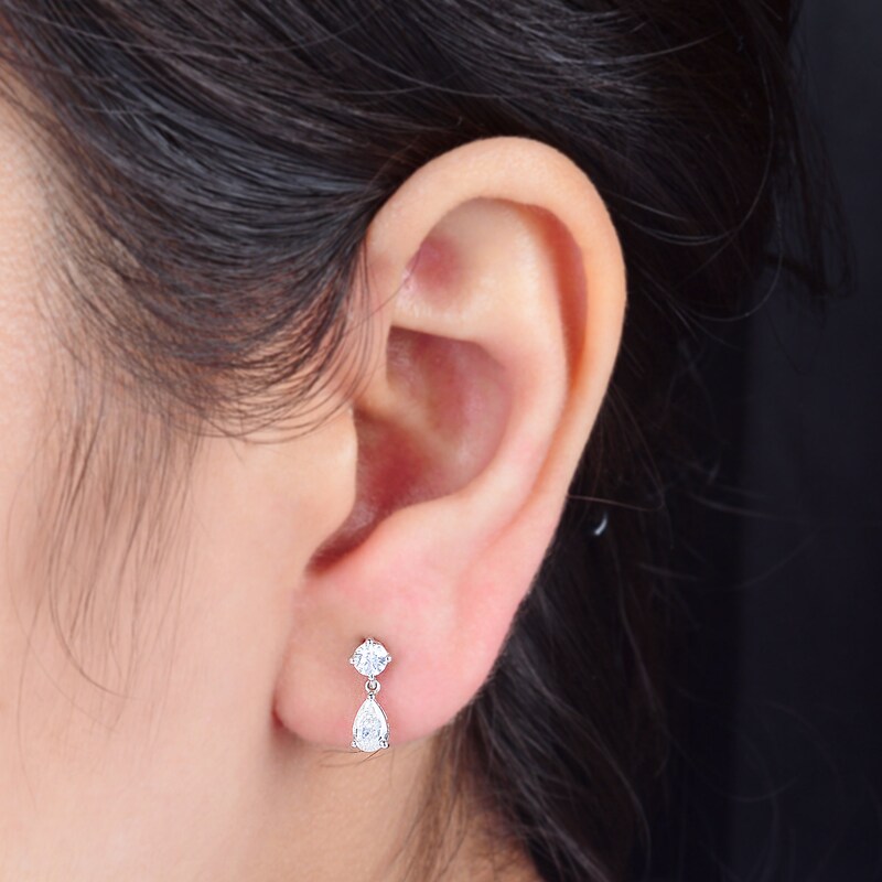 Tiny Dangle Earrings - Etsy