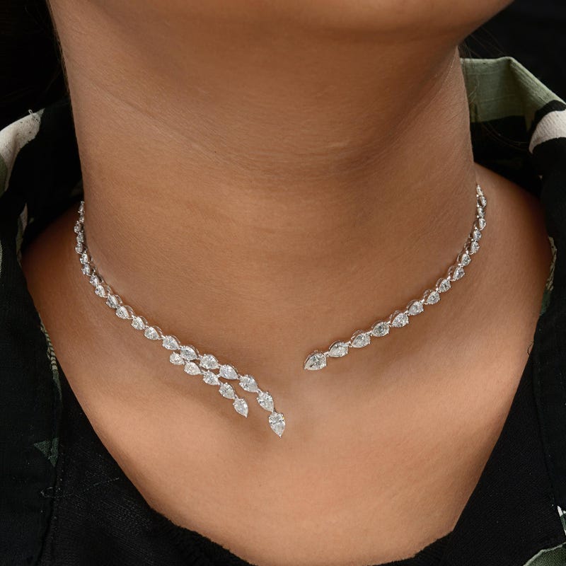 Open Necklace - Etsy