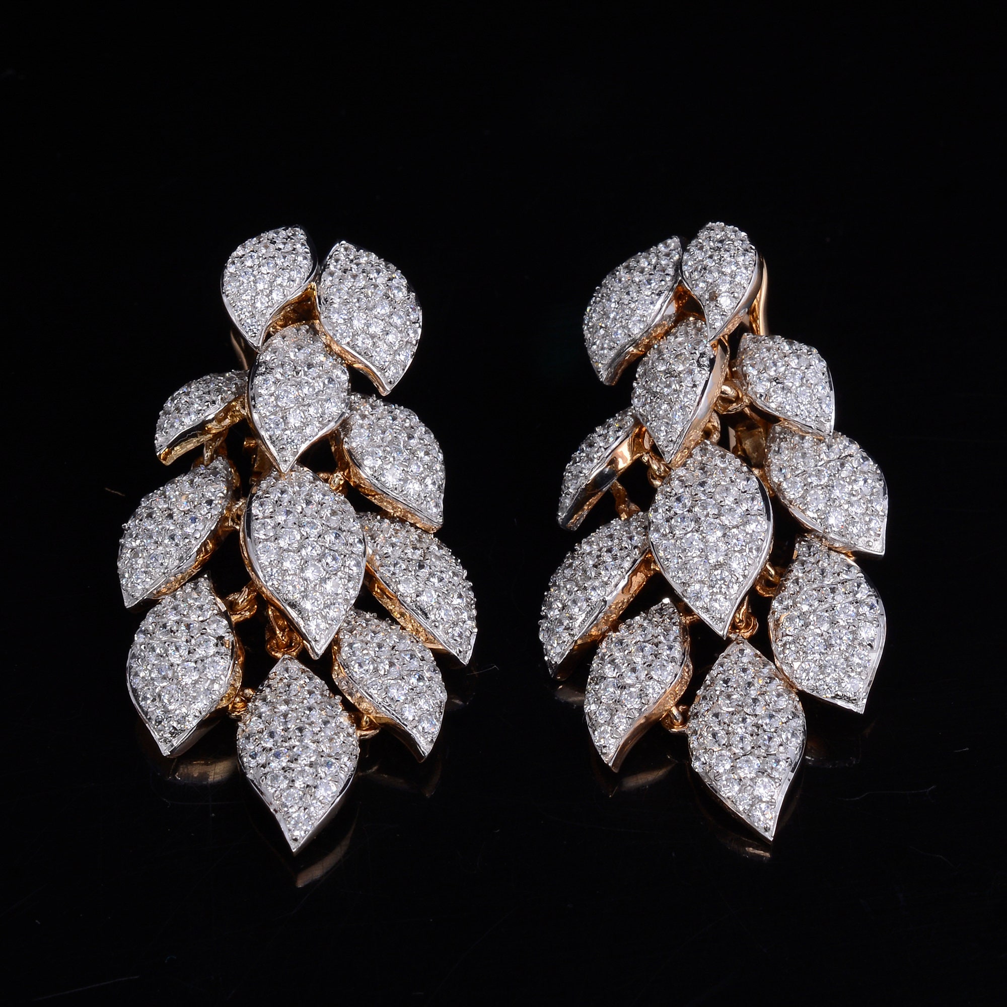 Solid 14k Rose Gold Natural 10.35 Ct. HI Color SI Clarity | Etsy