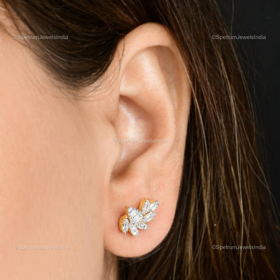 18k gold diamond earrings store
