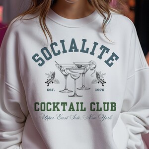Socialite Cocktail Club Upper East Side Graphic | PNG | Sublimation ...