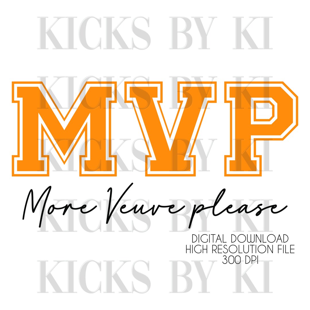 MVP Champagne High Resolution Digital Download PNG File Sublimation ...