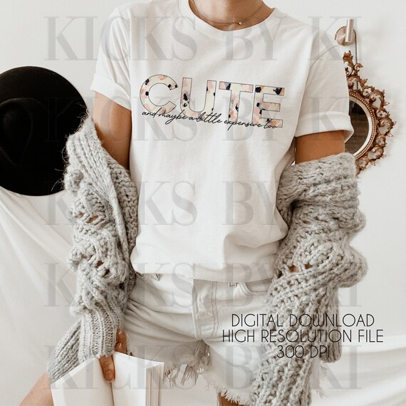 Cute and Expensive Logo High Resolution Digital Download PNG - Etsy