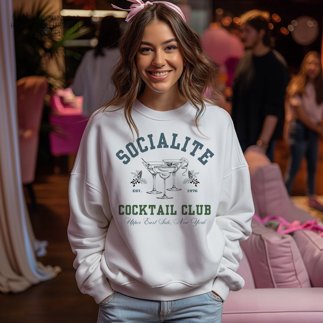 Socialite Cocktail Club Upper East Side Graphic | PNG | Sublimation ...