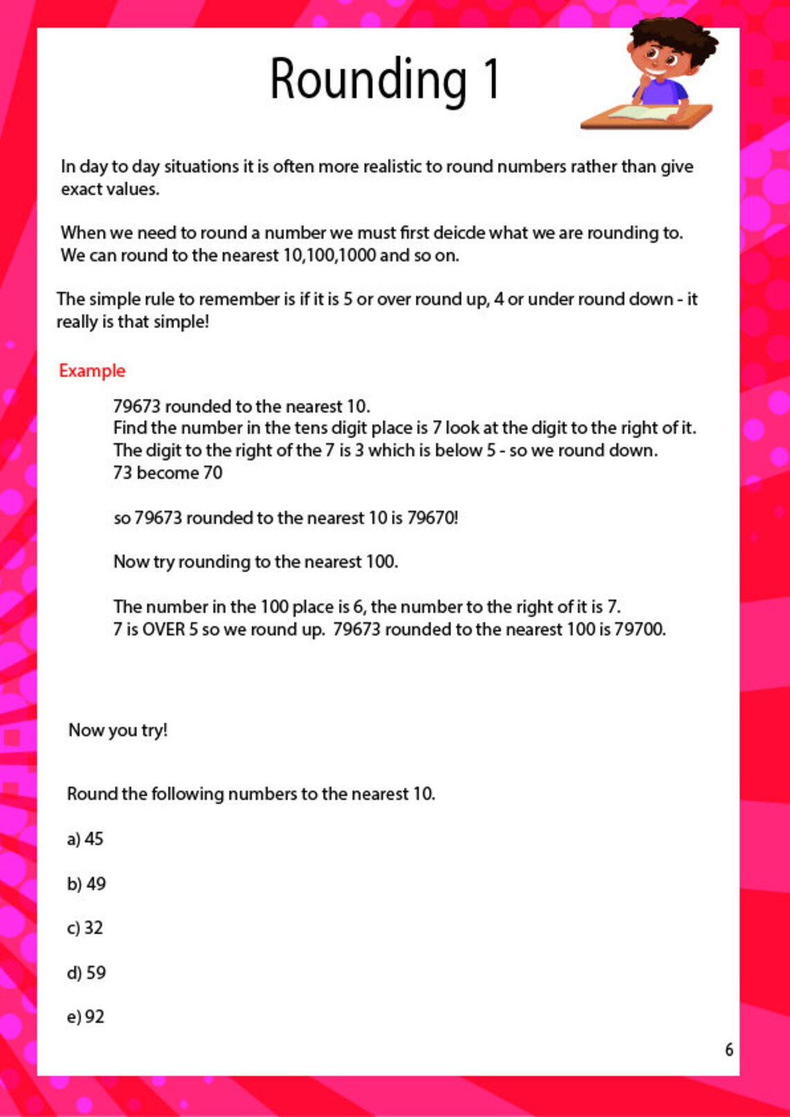 Key Stage 2 Maths Practice Worksheets Etsy