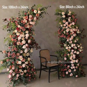 Ivory Cream Flower Rose Wedding U Shape Heart Arch Hexagon Triangle ...