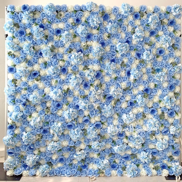 Flower Wall Blue - Etsy