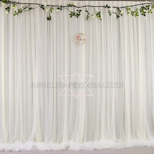 Custom Size Chiffon Backdrop for Bridal Shower Photography - Etsy