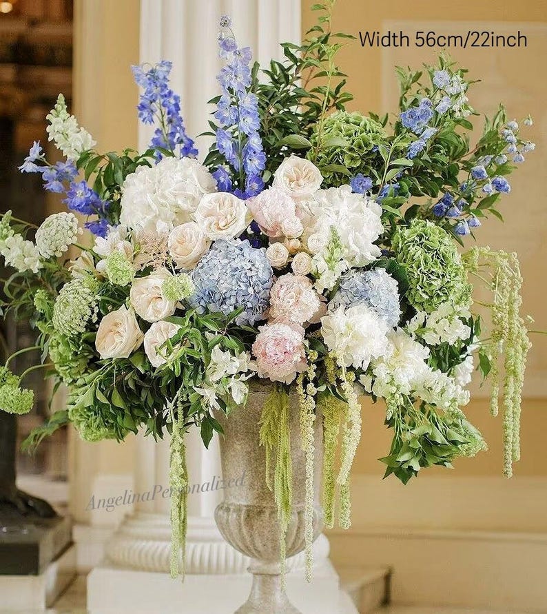 Wedding Centerpieces, Altar Flowers, Welcome Sign Flowers, Pastel ...