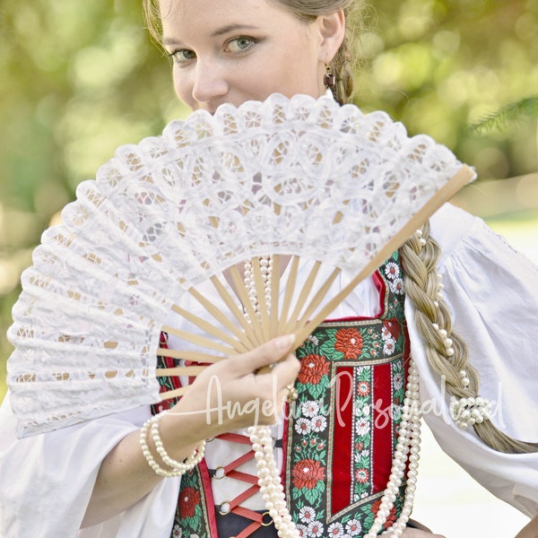 Lace Hand Fan - Etsy