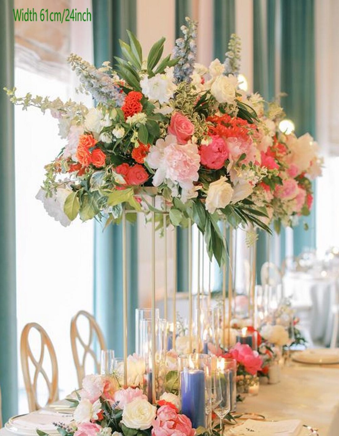 Hot Pink Wildflower Wedding Centerpiece: Large Floral Arrangement - Etsy