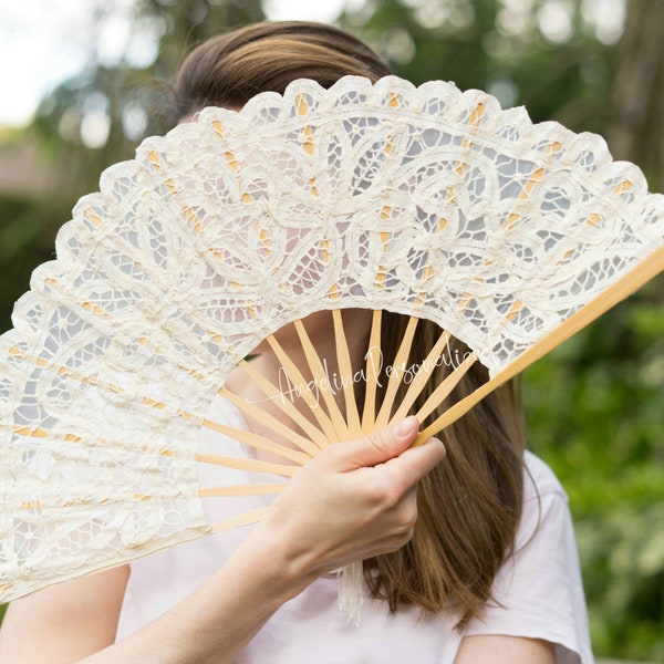 Lace Fan - Etsy