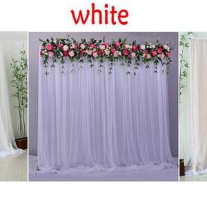 Ivory Tulle Chiffon Backdrops for Bridal Shower Photography - Etsy