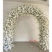 Fully Baby Breath U Shape Wedding Arch Flowers With Artificial White ...