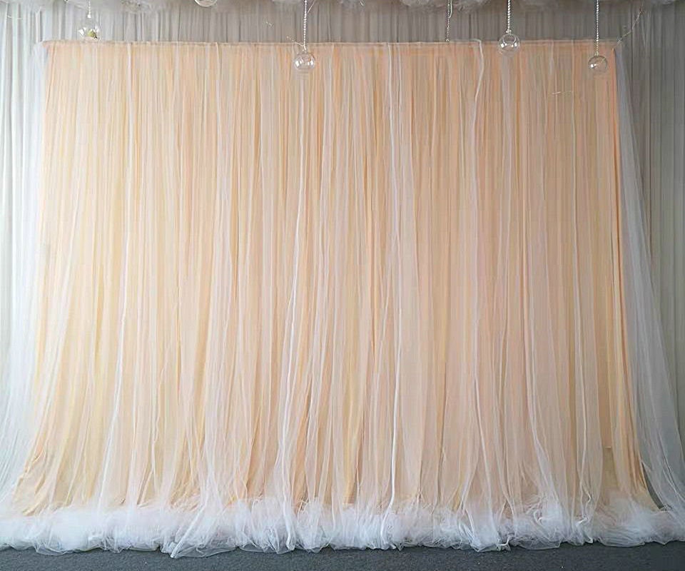 Custom Size Baby Purple Chiffon Backdrop for Bridal Shower | Etsy