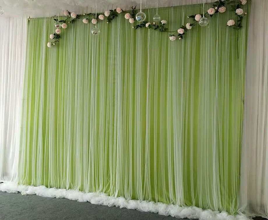 Custom Size Ivory Chiffon Backdrop Bridal Shower Photography - Etsy