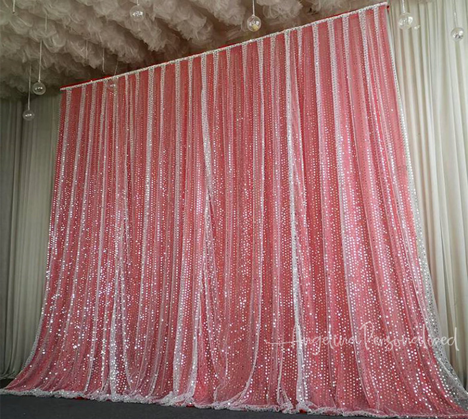 Custom Size Chiffon Backdrop for Bridal Shower Photography - Etsy