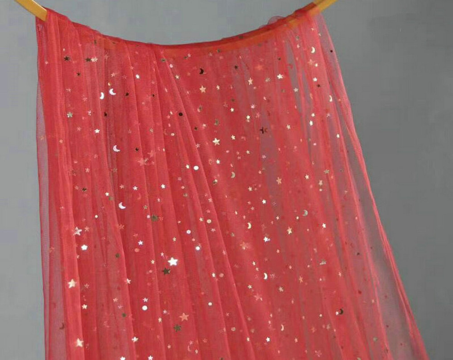 Baby Pink Moon & Star Tulle Fabric for Wedding Dressveil - Etsy