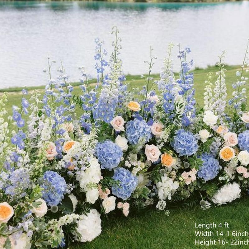 Wedding Arch Flowers Blue - Etsy