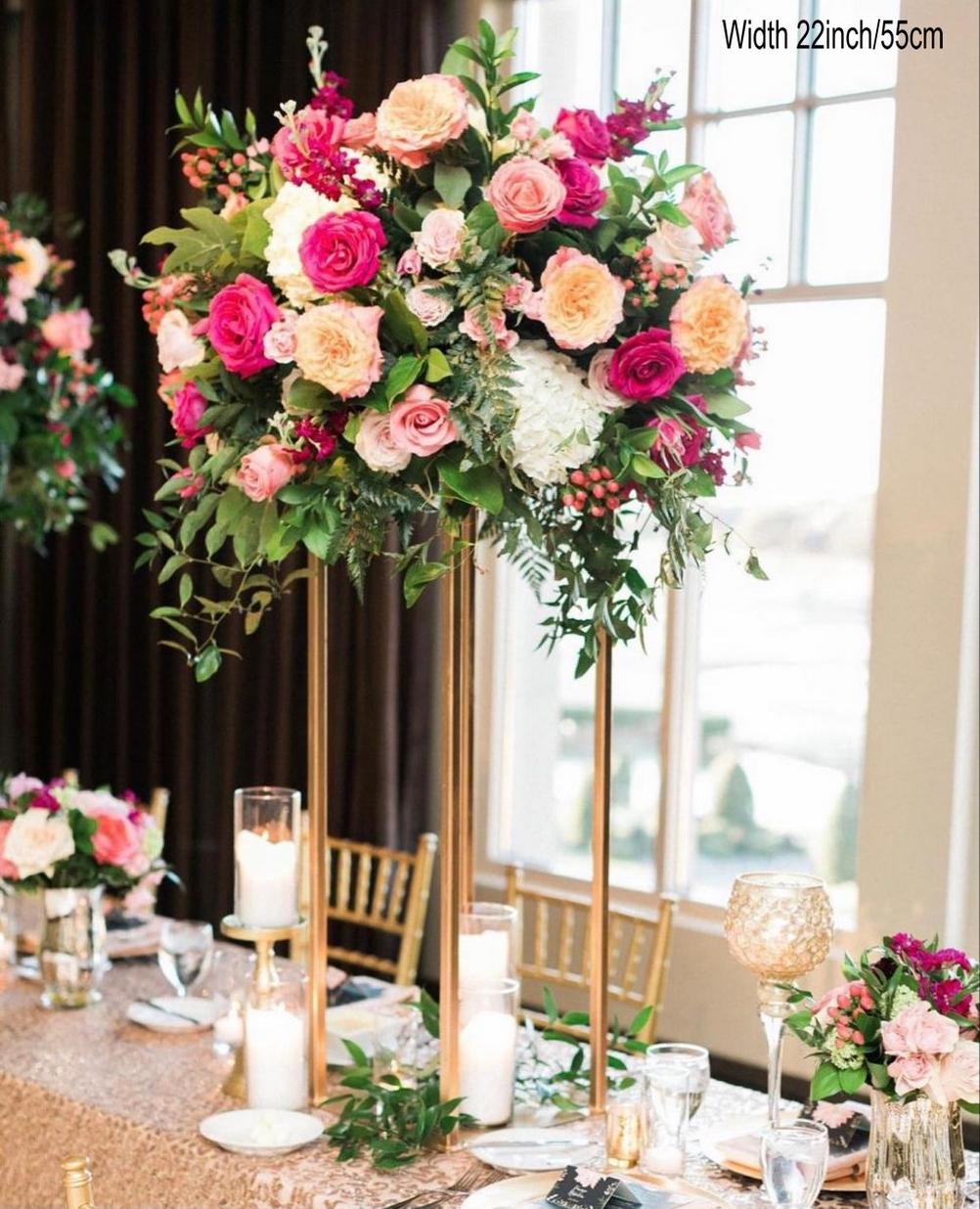 Fall Wedding Arrangement Burt Orange Rose Eucalyptus Flower Centerpiece ...