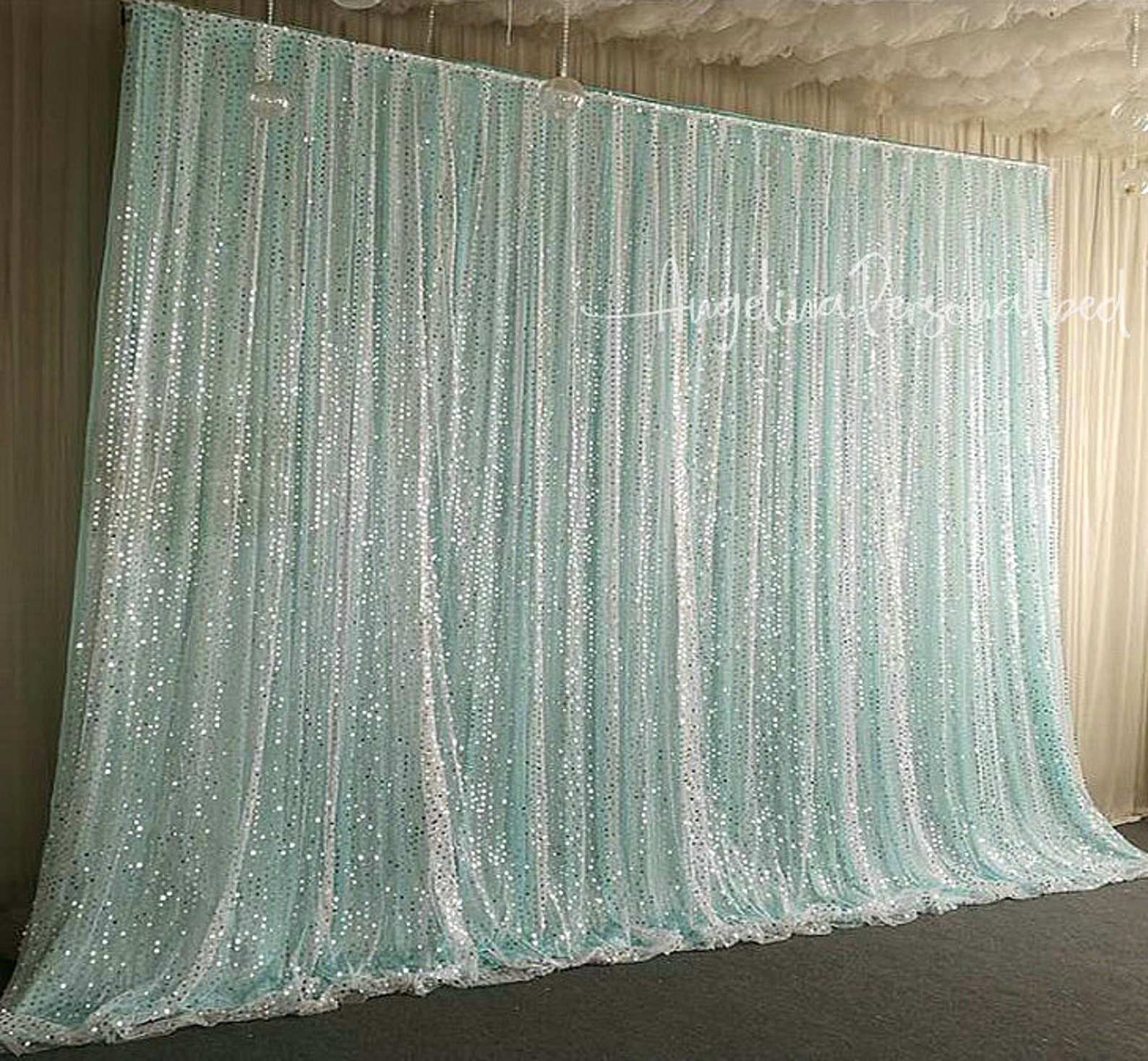 Custom Size Chiffon Backdrop for Bridal Shower Photography - Etsy
