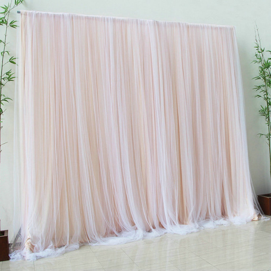 Chiffon Tulle Backdrops for Bridal Shower Photography Wedding | Etsy