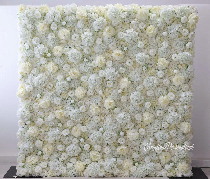 Burgundy Pink Rose Flower Wall Backdrop: Wedding Party Decor - Etsy