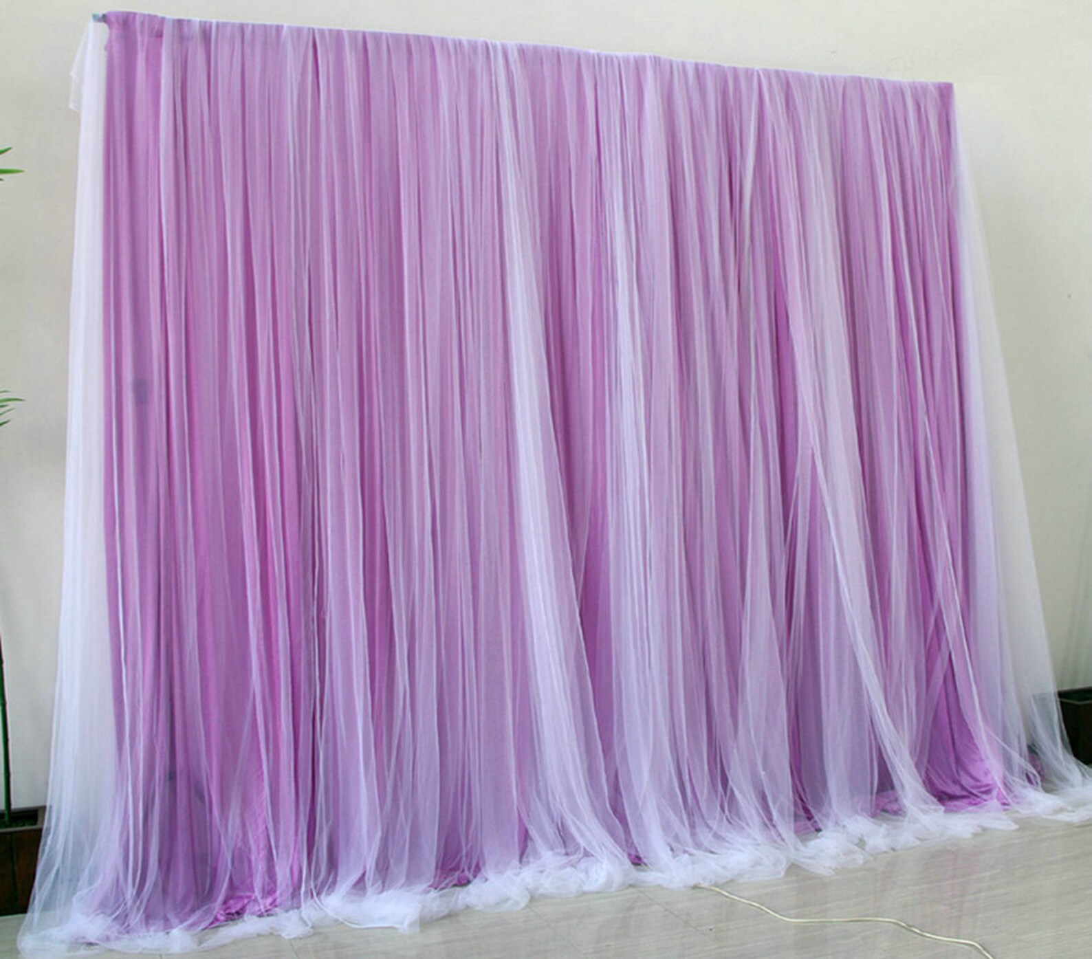 Custom Size Beige Chiffon Backdrop Bridal Shower Photography - Etsy ...