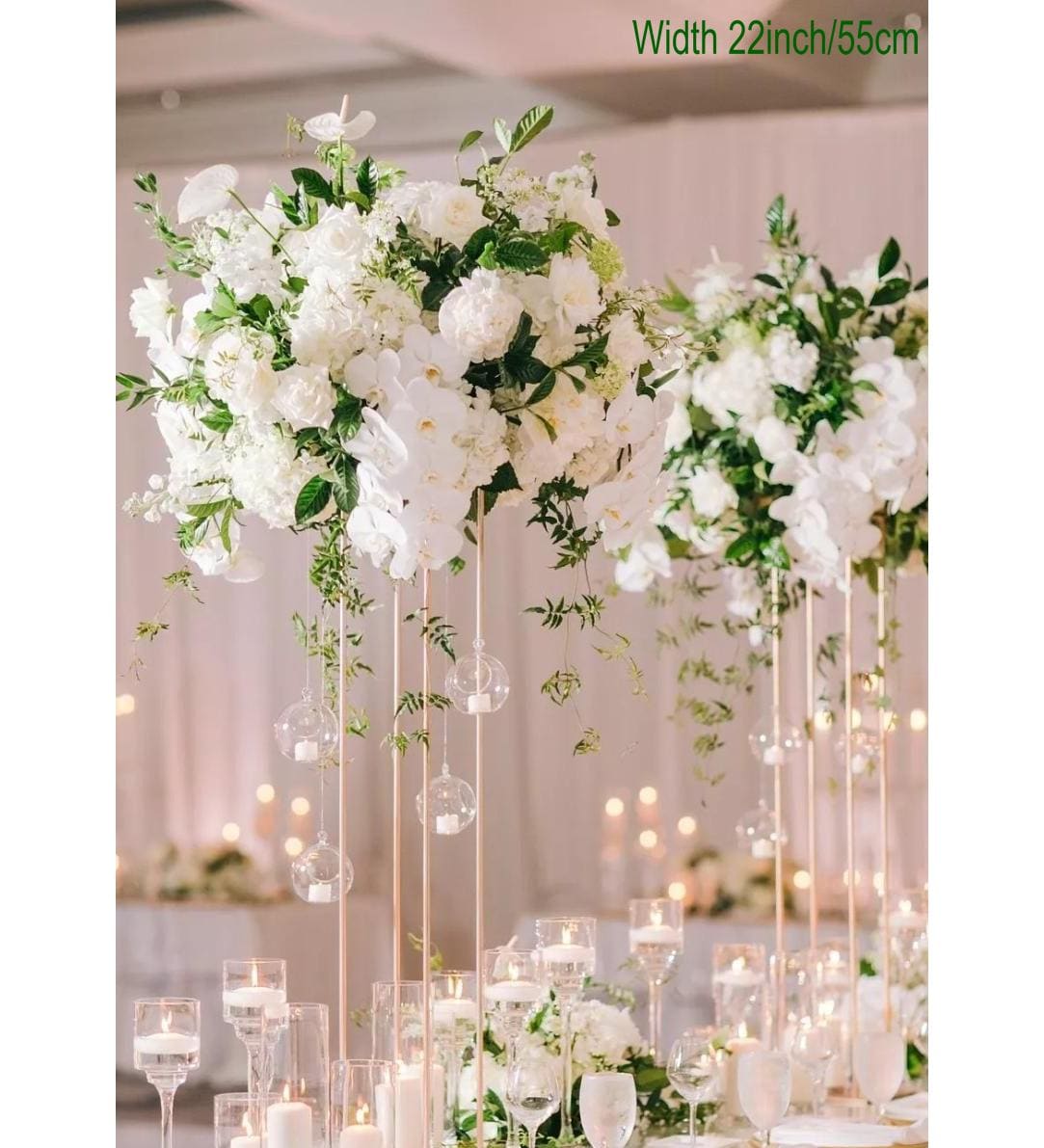 Fall Wedding Arrangement Burt Orange Rose Eucalyptus Flower Centerpiece ...