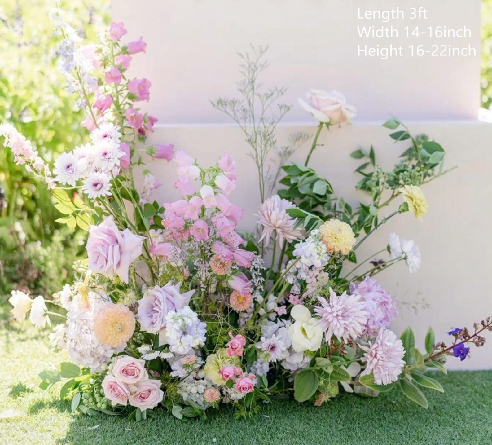 Blush Boho Wedding Flower Centerpiece: Aisle & Table Decor - Etsy