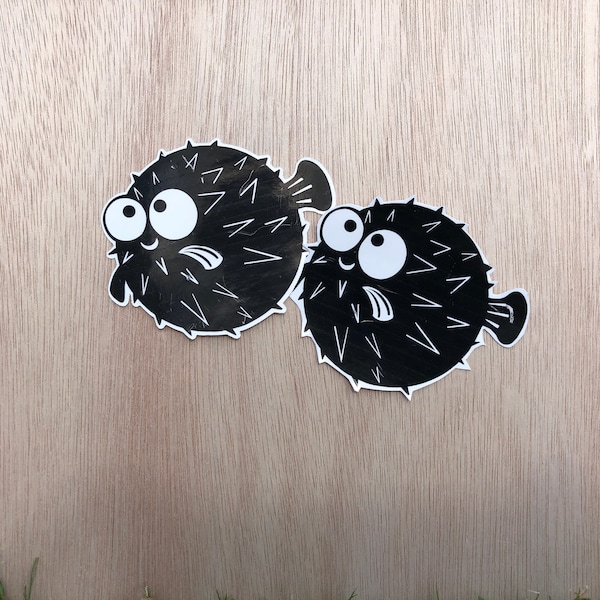 Puffer Fish Earrings - Etsy
