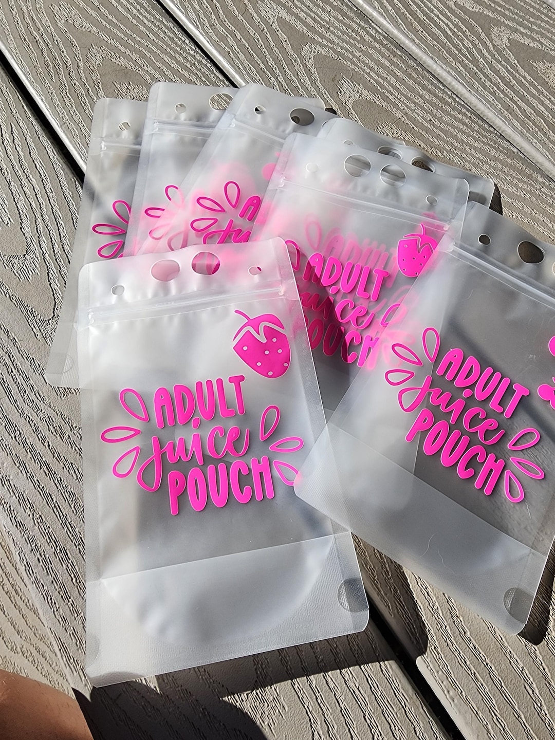Reusable Color Change Adult Juice Pouch - Etsy