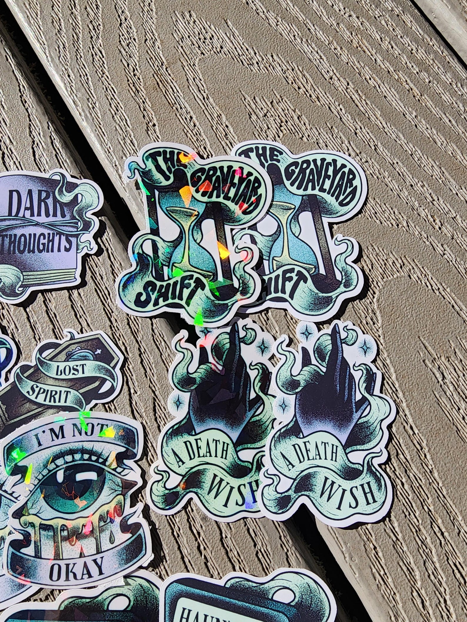 Spooky Themed Sticker Set - Etsy