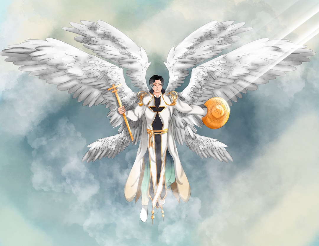 Lucifer Angel Form Print - Etsy