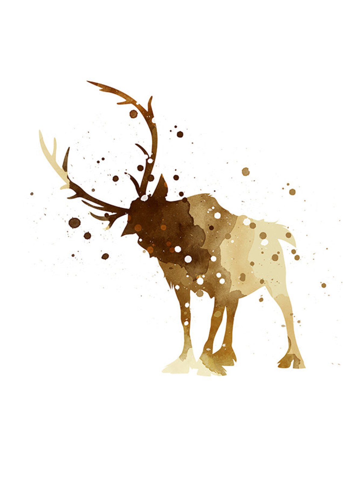 Sven POSTER: Sven watercolor print Sven wall art Disney | Etsy