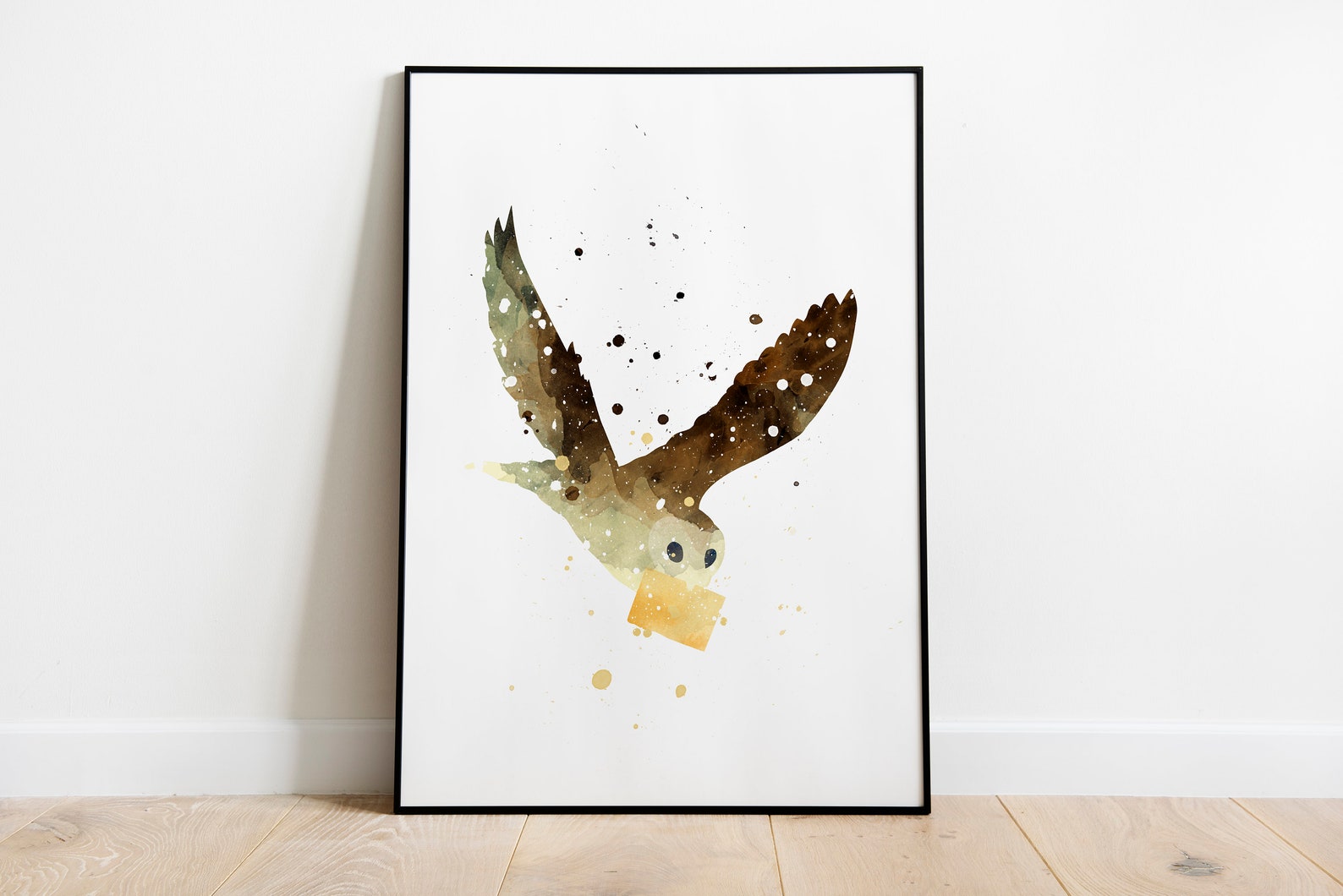 Hedwig II POSTER: Hedwig watercolor print Hedwig wall art | Etsy