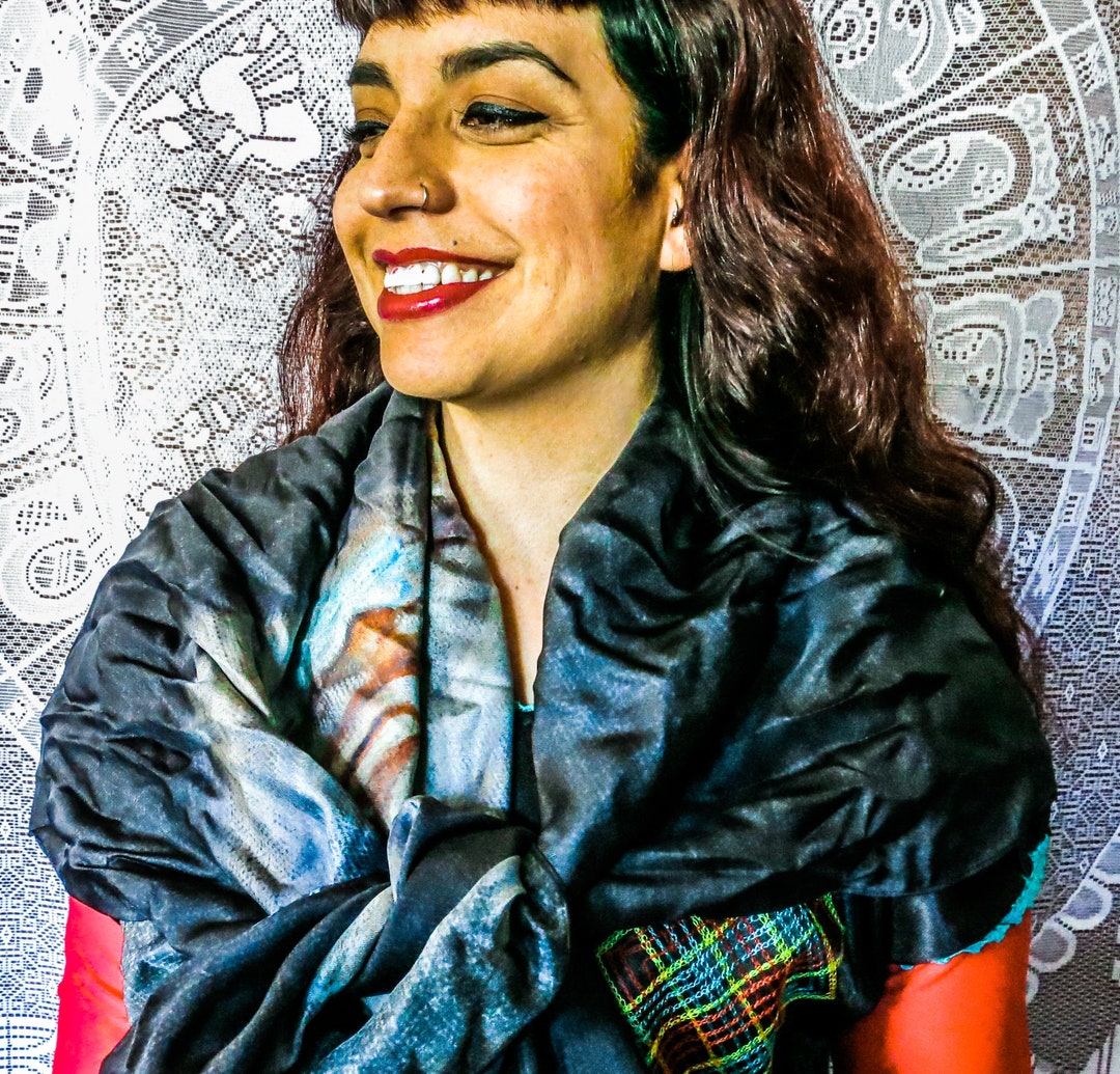 10 Different Cosmic Scarves 42" Sq Silk Twill Shoulder Wrap Head Scarf ...