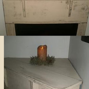 Corner Faux Fireplace - Etsy