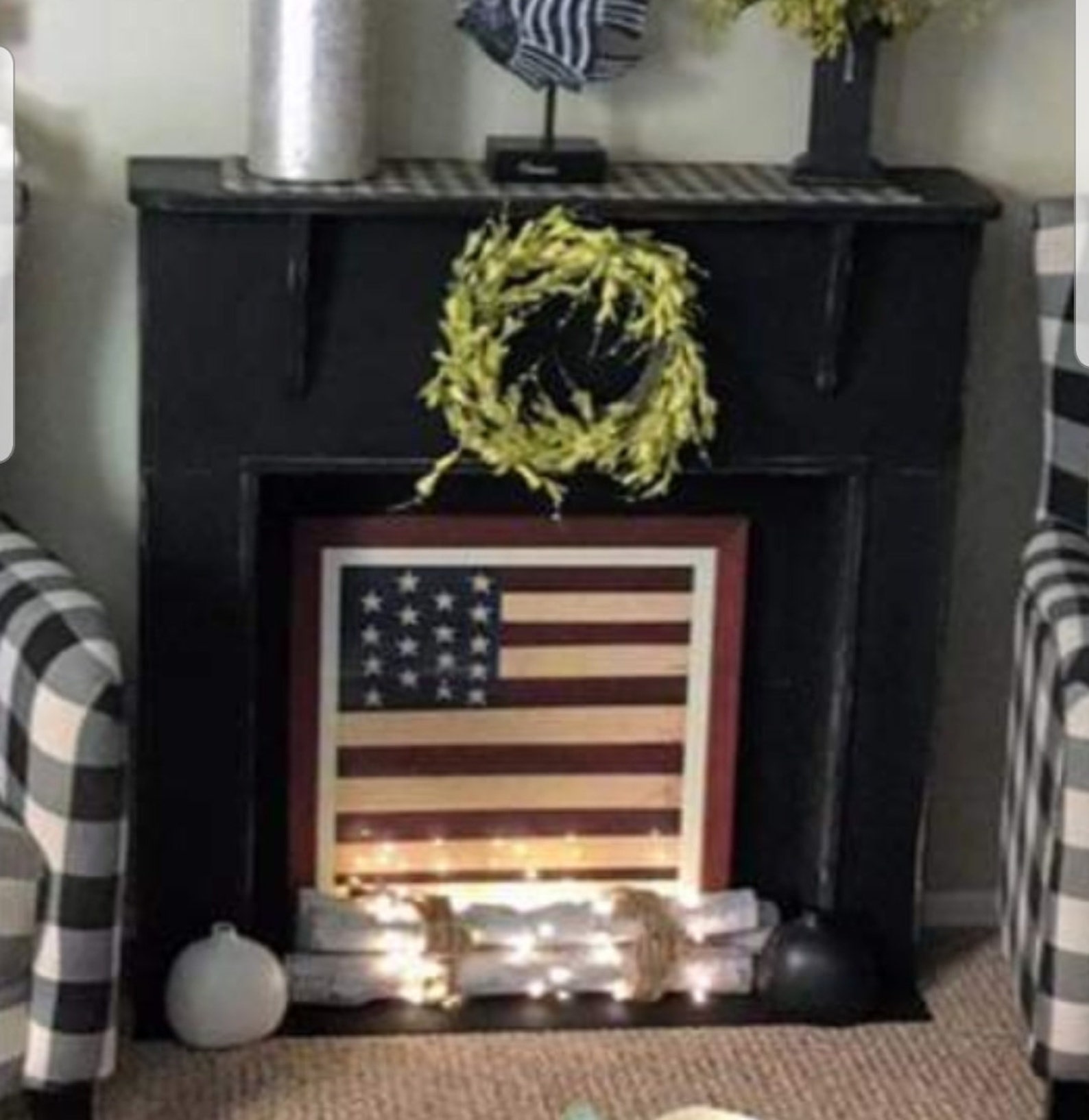 Faux Fireplace / Fireplace Surround/ Electric Heater Surround | Etsy