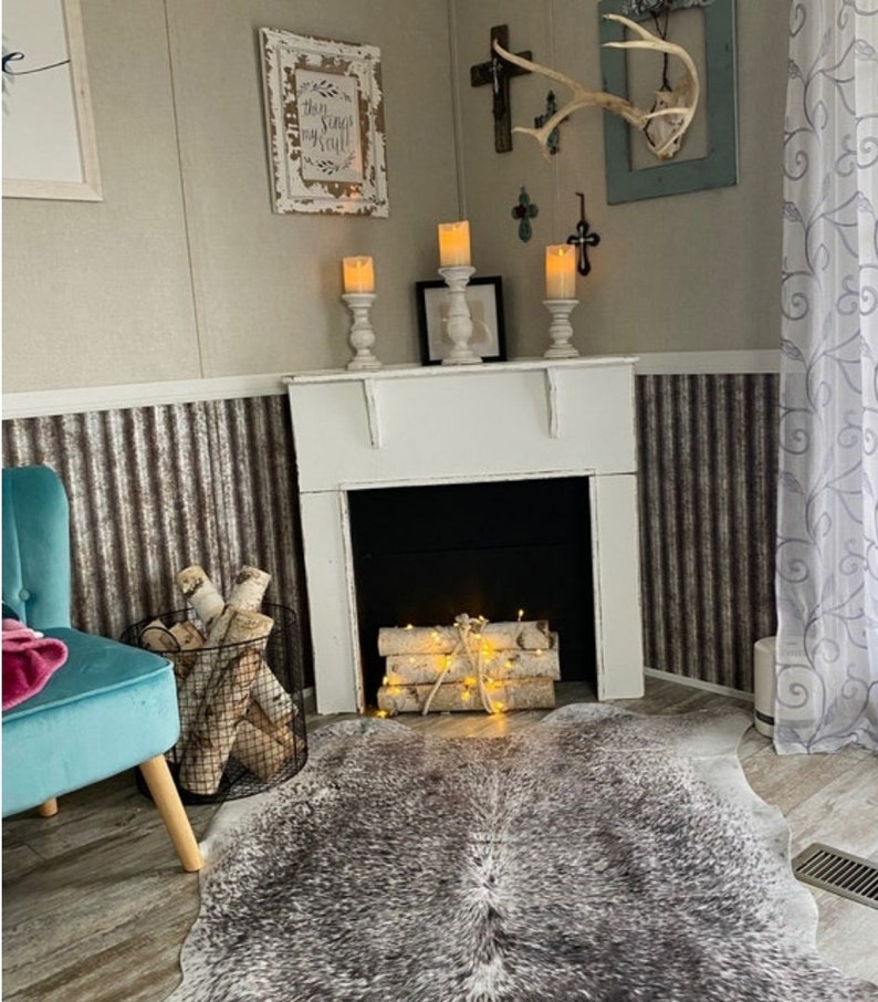 Corner Faux Fireplace - Etsy