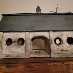 Birdhouse/ Primitive Birdhouse/ Cottage Style Birdhouse - Etsy